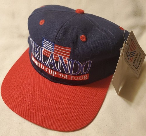 BRAND NEW W/ TAGS! NAVY BLUE HAT 1994 WORLD CUP USA - GAMES IN ORLANDO ...