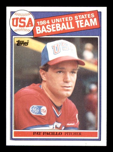 1985 Topps Baseball #402 Pat Pacillo (84 USA BB Team) NM/MT or Better ...
