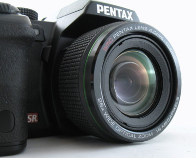 Pentax X-5 D-SLR style Digital Bridge Camera 26x Optical Zoom Lens ...