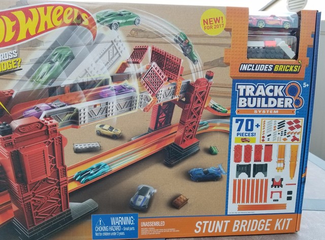Hot Wheels Track Builder Motorized Stunt Bridge Kit - Brand New !! | eBay
