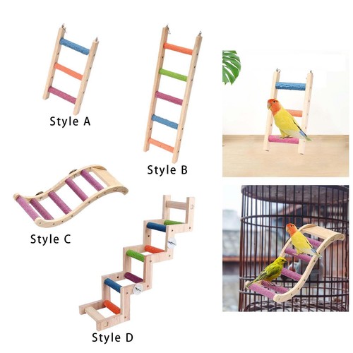 Parrot Ladder Perch Walking Supplies Exercise Bird Climbing Bridge ...