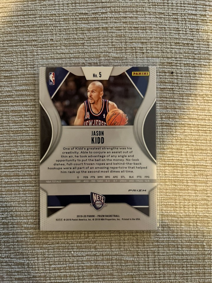 Jason Kidd - 2019-20 Panini Prizm - Fast Break - New Jersey Nets | eBay