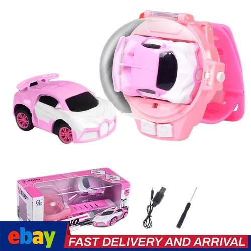 2.4G Mini Racing Cars Wrist Toy Mini Watch Remote Control Car Toy (D ...