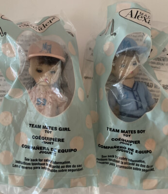 Two New Madame Alexander Mini Dolls Team Mates Girl And Boy McDonald’s ...