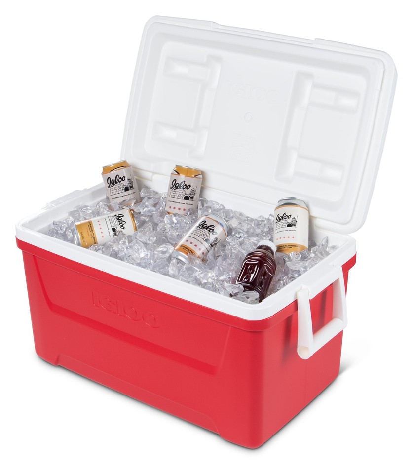 48 QT Laguna Ice Chest Cooler, Red | eBay