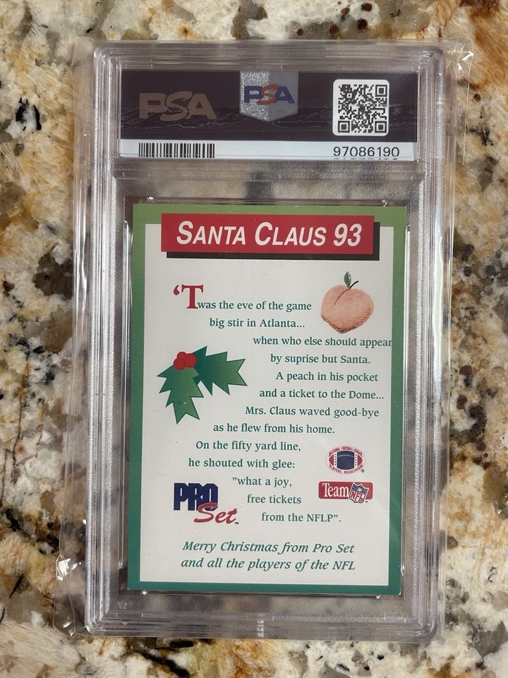1993 Pro Set Santa Claus - Georgia Peach Card PSA 8 | eBay