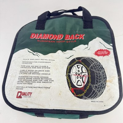 Quality Chain Diamond Back European Hoop Style Tire Chains 1540 | eBay