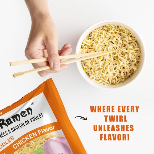 Delicious Mala Chicken Instant Noodles - 24 Packs of 85g - Ready in 3 ...