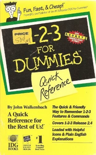 1-2-3 FOR DUMMIES QUICK REFERENCE (FOR DUMMIES COMPUTER By John ...