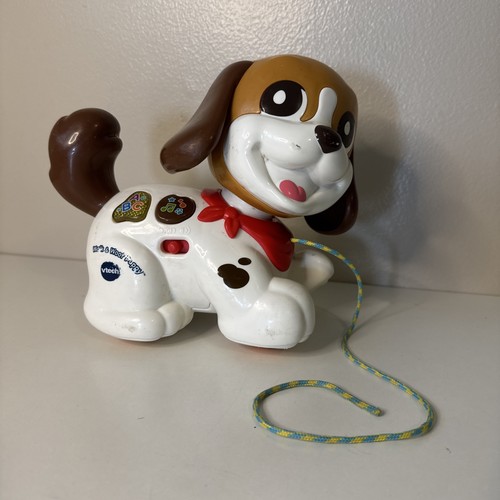 VTech Walk & Woof Puppy Sing & Pull-Along Dog for Toddler 12-36 Months ...