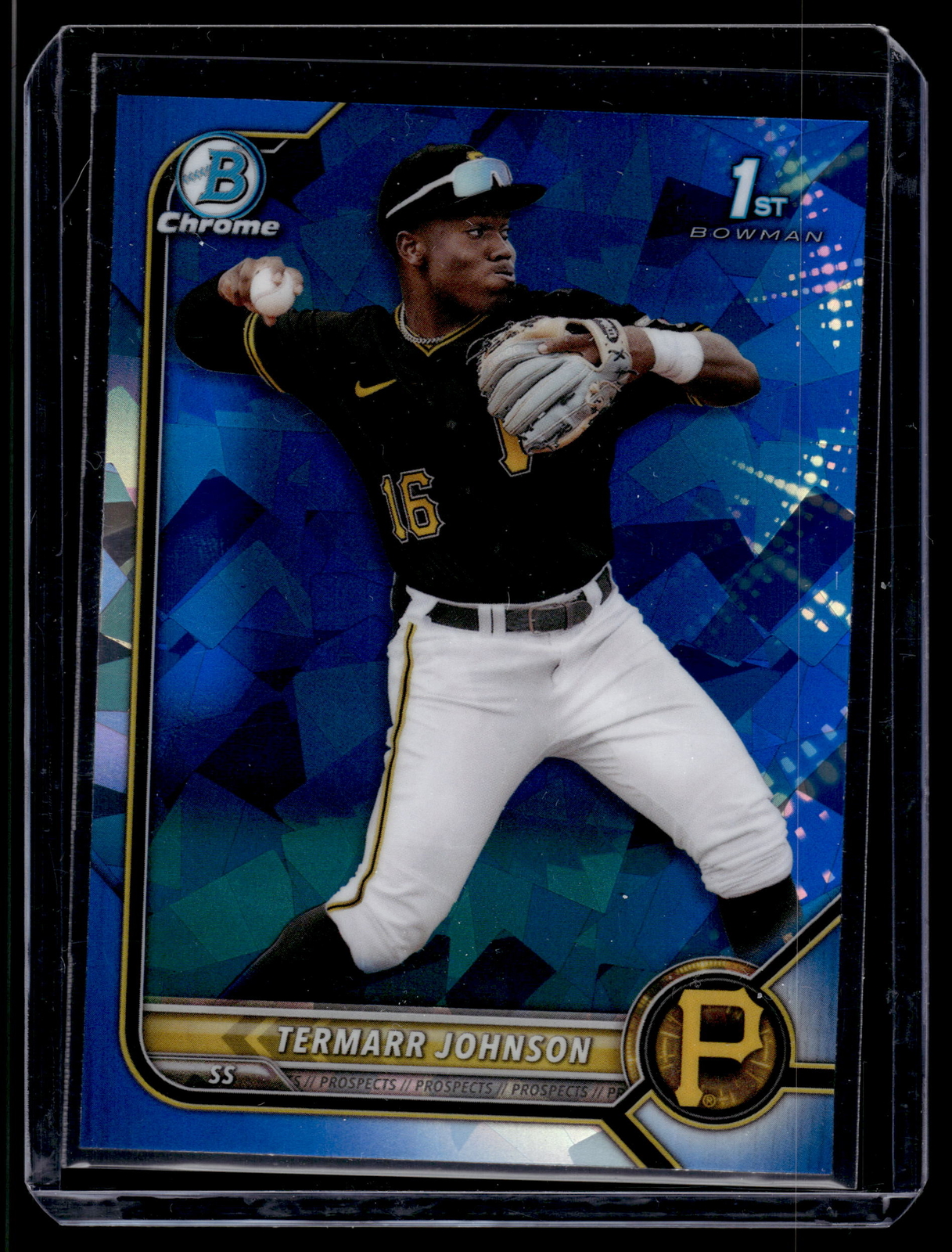 Termarr Johnson 2022 Bowman Draft Chrome Sapphire Edition E Card #BDC ...