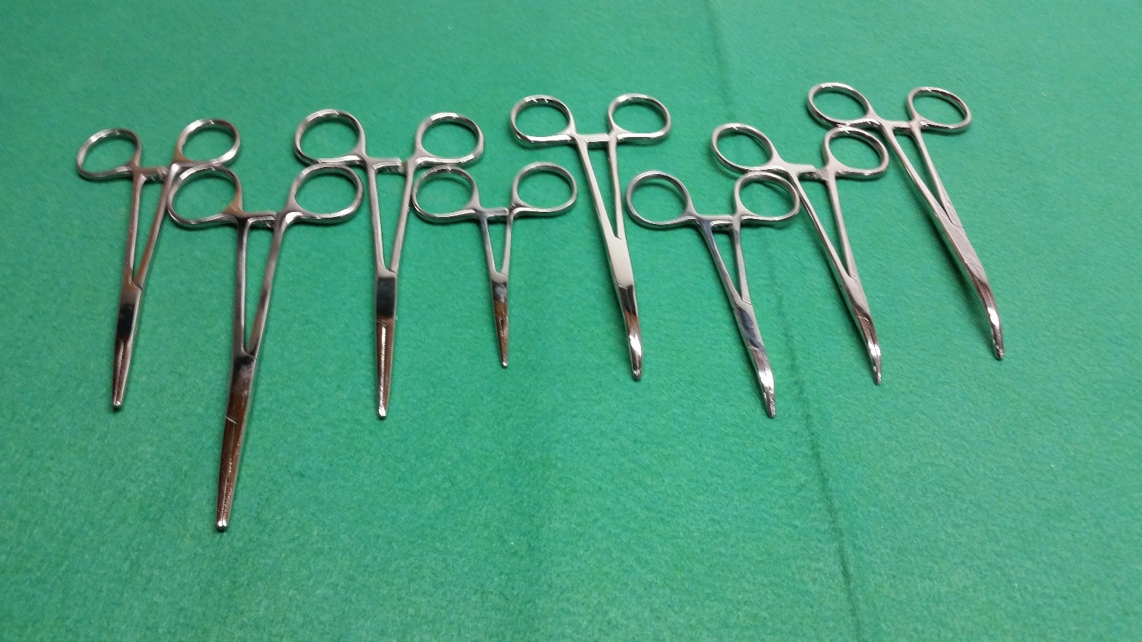 8 ASSORTED MOSQUITO' KELLY' CRILE HEMOSTAT FORCEPS CVD SURGICAL ...