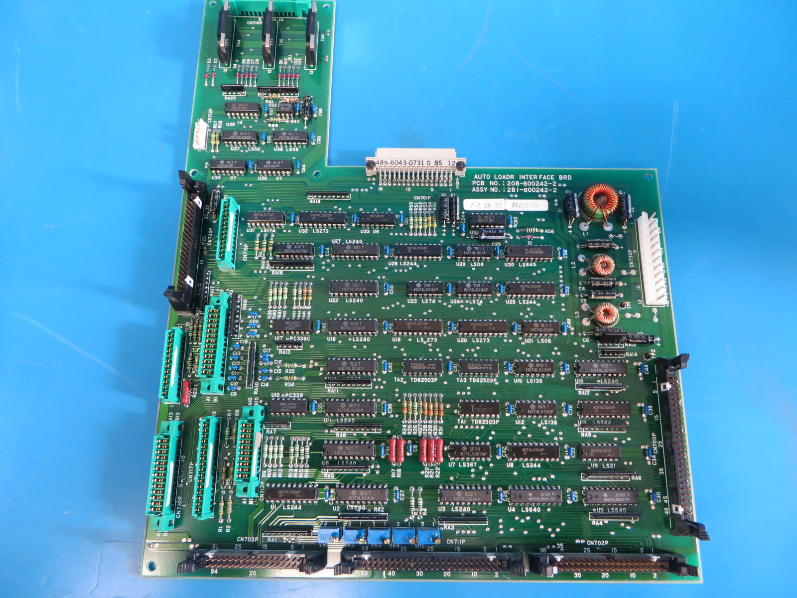 KLA 281-242600-2 208-600242-2 Autoloader Interface Board from KLA 1007 ...