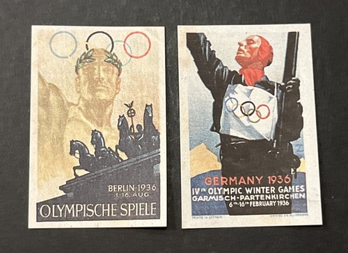 WWII WW2 Nazi Germany Third Reich German Olympics 1936 Games Vignette ...