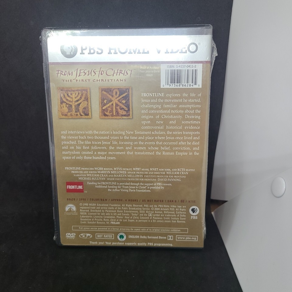 Brand New From Jesus to Christ - The First Christians PBS Home Video ...