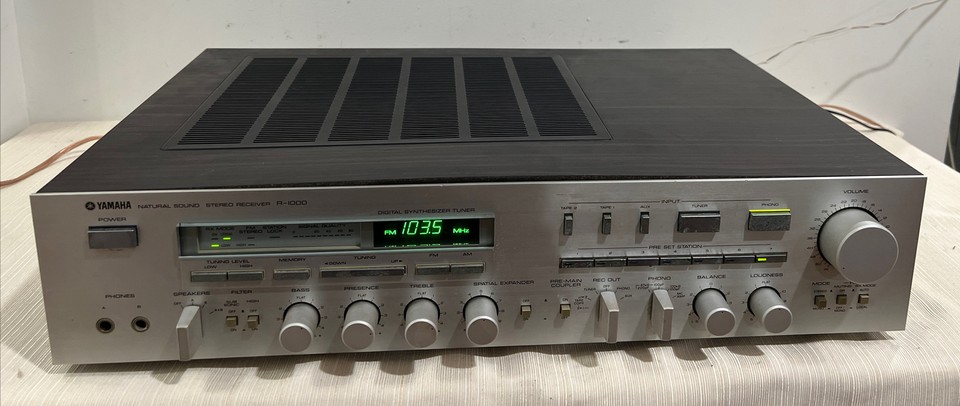 Vintage Yamaha R-1000 Receiver Natural Sound AM / FM Tuner | eBay