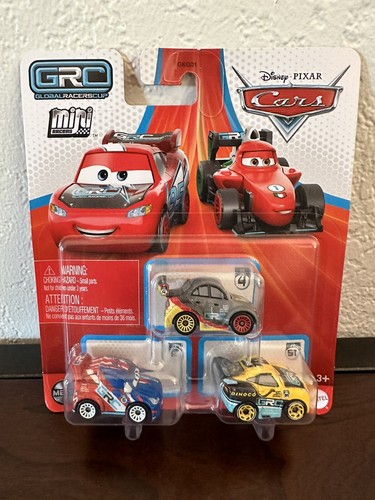 2024 DISNEY PIXAR CARS MINI RACERS GRC MAX SCHNELL RAQUL CAROULE CRUZ ...