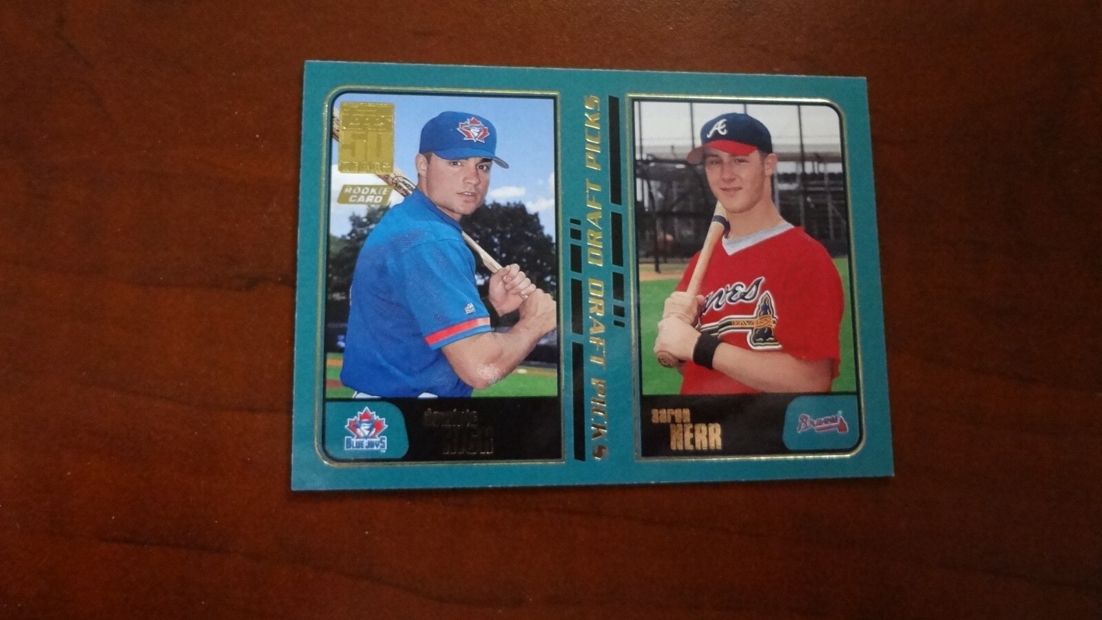 2001 TOPPS # 358 DRAFT PICKS DOMINIC RICH/AARON HERR BASEBALL CARD | eBay