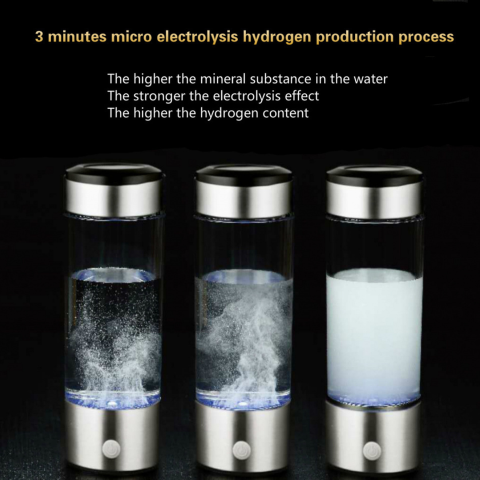PORTABLE HYDROGEN WATER BOTTLE HYDROGEN AQUA DAILY EQUIVALENTLY ...