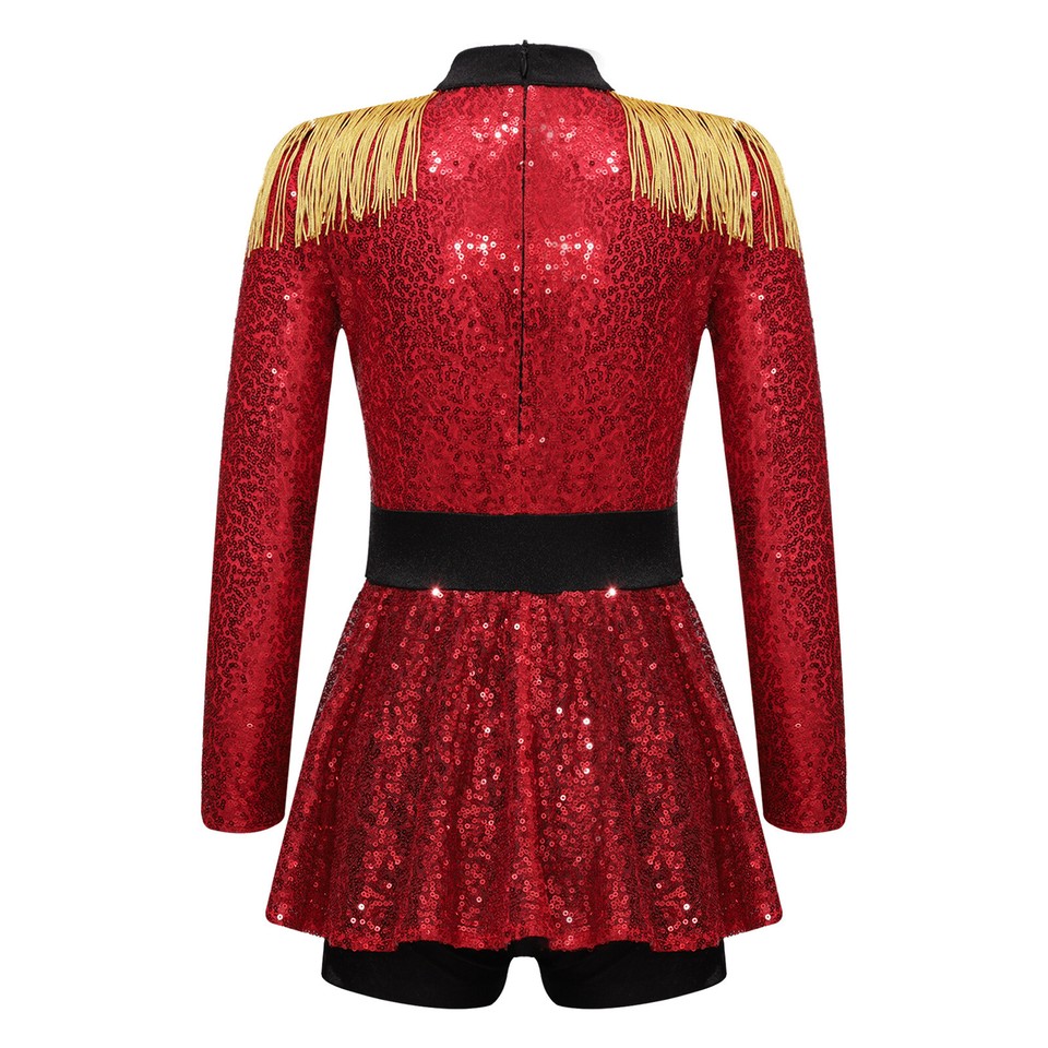 Girls Dress Up Lion Tamer Costume Birthday Uniform Party Ringmaster ...