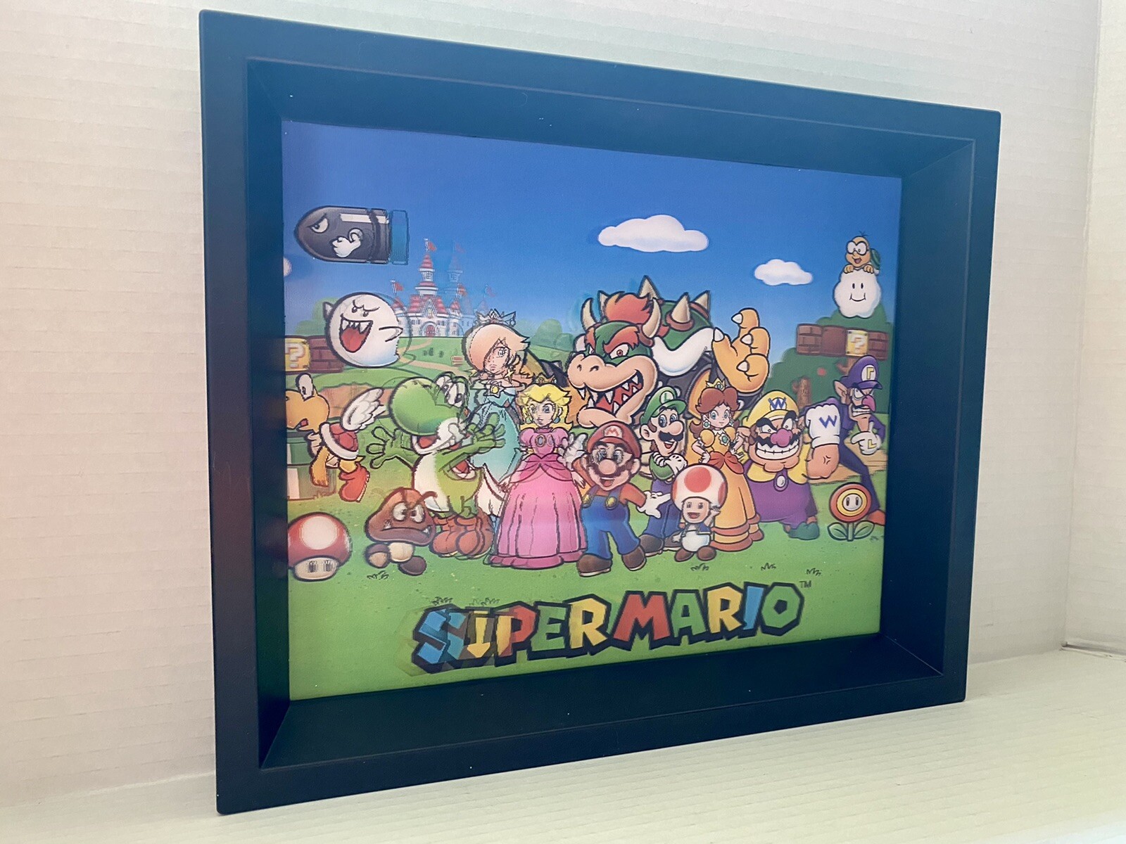 Super Mario Bros. Hologram 3D Picture Box 9x11 Nintendo Official 2015 ...