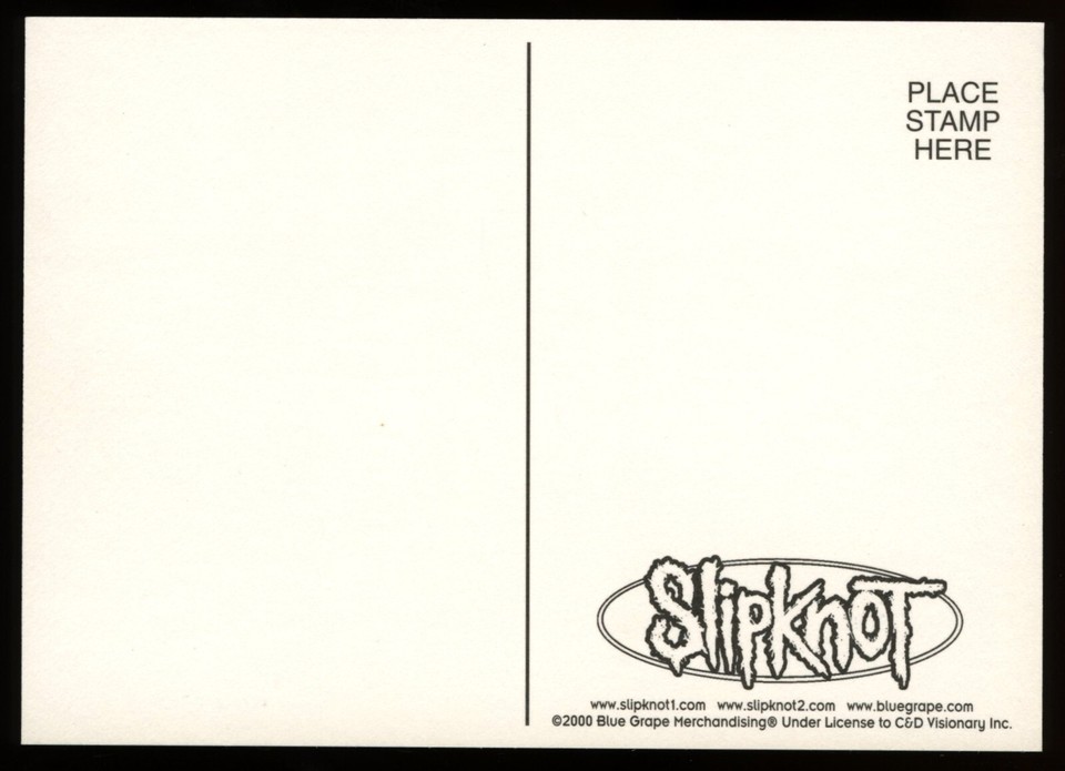 Slipknot Popular Music Rock Band Postcard | eBay