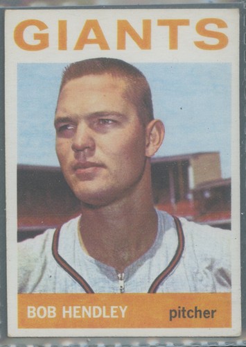 1964 Topps #189 Bob Hendley San Francisco Giants | eBay