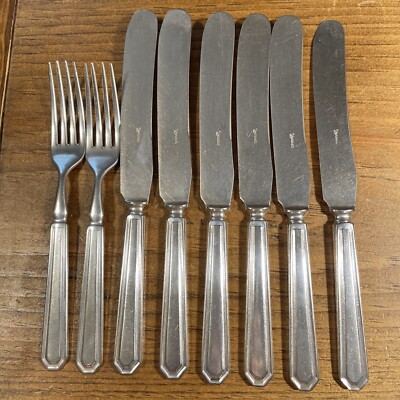 8 PCs Vintage Yourex silverplate Flatware Associated Silver Co. Liberty ...