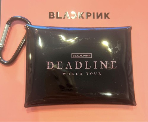 BLACKPINK DEADLine LOGO Clear Pouch Pink Bonus | eBay