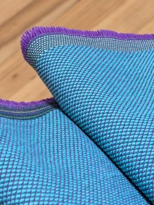 2.36 yd Kvadrat Steelcut Trio 3 983 Blue & Purple Wool Upholstery ...
