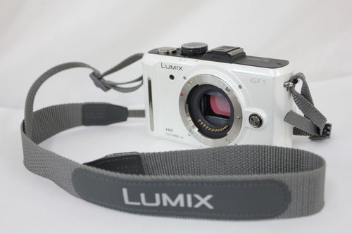 Panasonic LUMIX DMC-GF1 White Mirrorless Camera Body Only Tested Japan ...