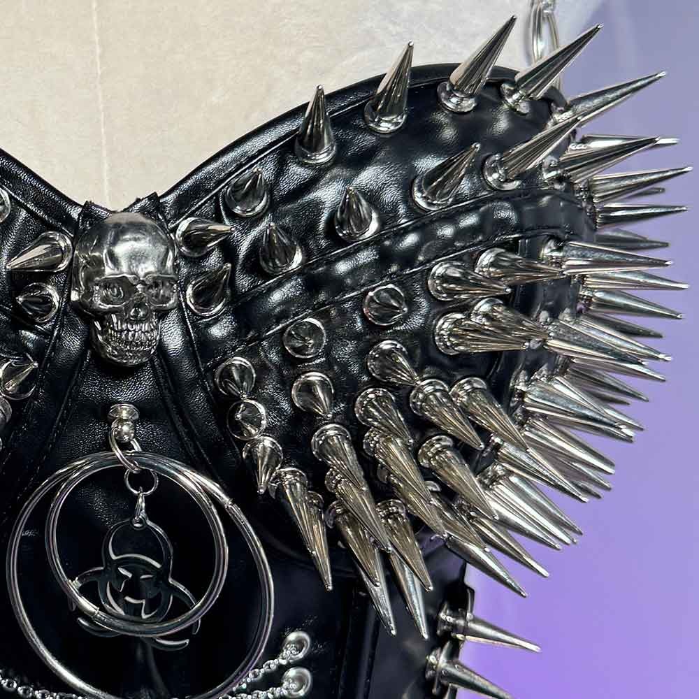 Punk Rock Goth E-Girls Y2K Halter Camisole TOPS Chain Grunge Teen ...