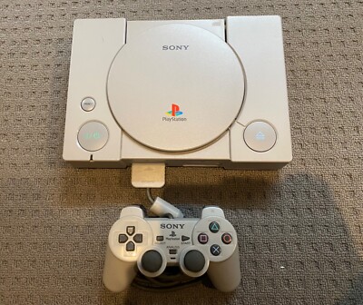 Sony PlayStation Grey Console and Controller | eBay