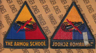 US Army THE ARMOR SCHOOL Tank Armored Dress uniform patch 4.25" m/e | eBay