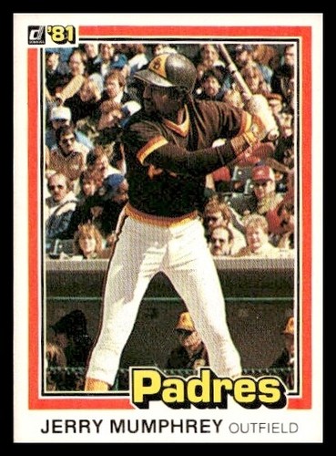 1981 Donruss #124 Jerry Mumphrey San Diego Padres Baseball card | eBay