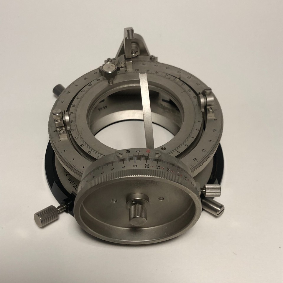 Ernst Leitz Wetzlar Universal Rotary Stage 4 Axis UT-4 w/ Case For ...