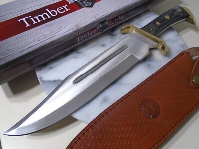 Timber Rattler Western Outlaw Bowie Knife Full Tang Fixed Blade TR65 16 ...