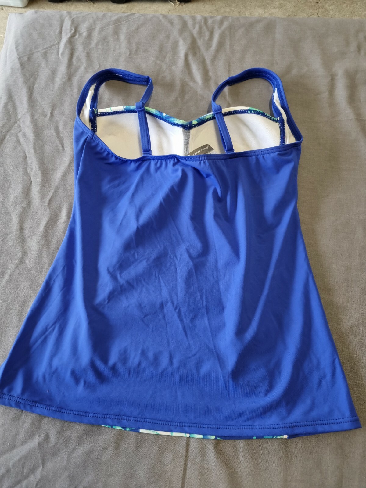WOMEN'S SWIMWEAR - MOONTIDE SWIM TOP / TANKINI - SIZE 10 - NEW - BLUE ...