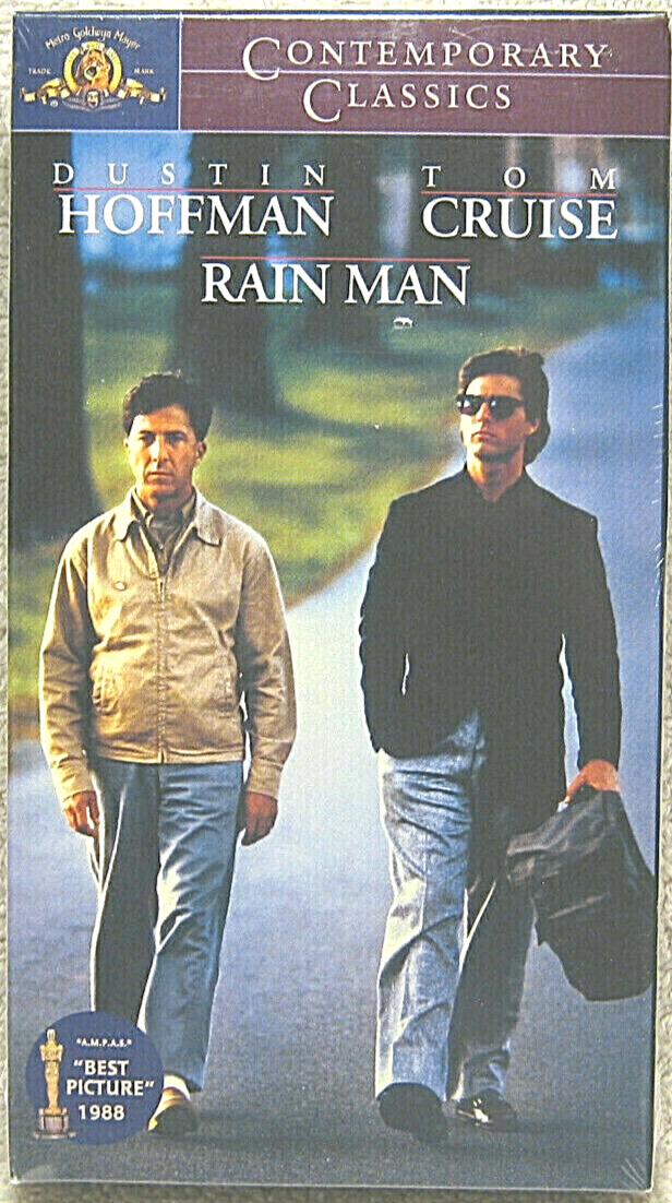 RAIN MAN - VHS - DUSTIN HOFFMAN - TOM CRUISE - MGM CONTEMPORARY ...