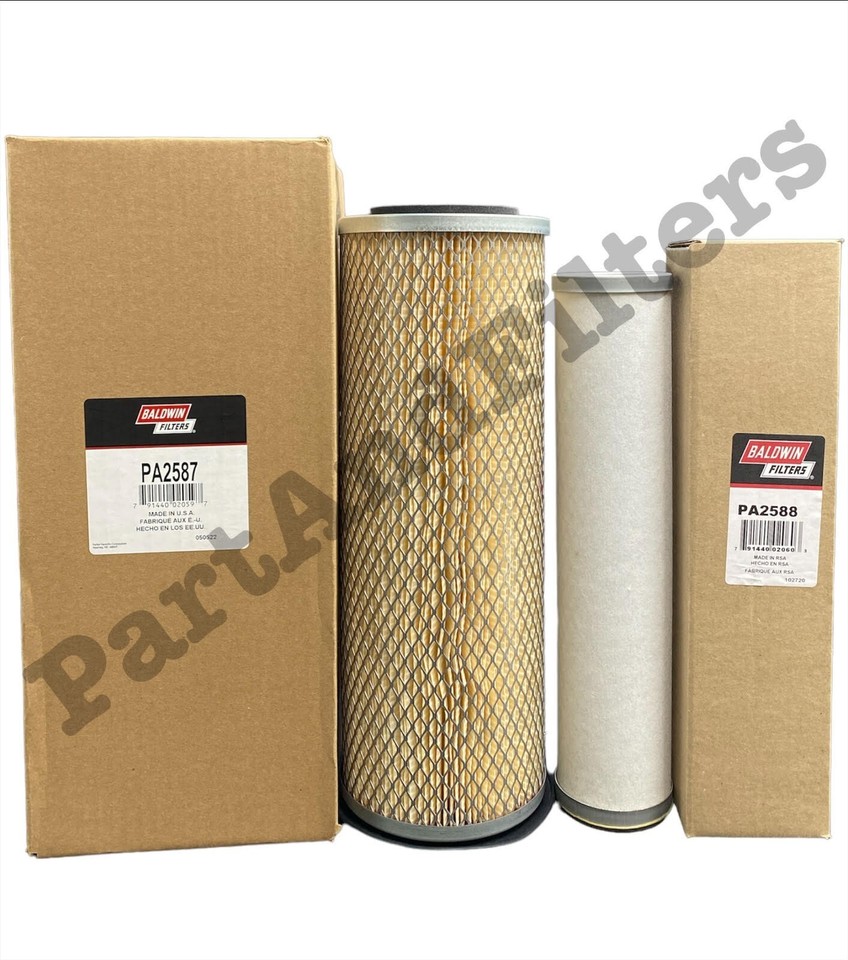 Inner & Outer Air Filter Set Fits Ford Tractor 3230 334 3430 3610 3910 ...