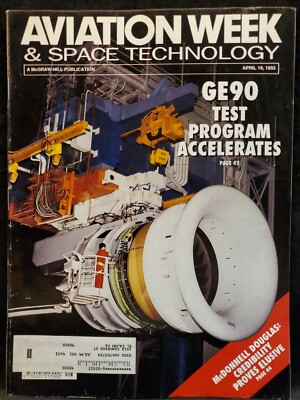 Aviation Week & Space Technology Magazine April 19 1993 | eBay