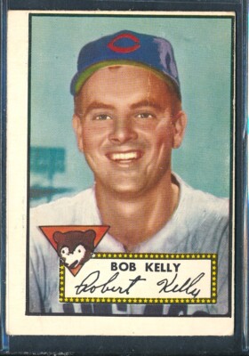 1952 Topps Set-Break #348: BOB KELLY RC High # Looks VG+ ~ Poor (back ...