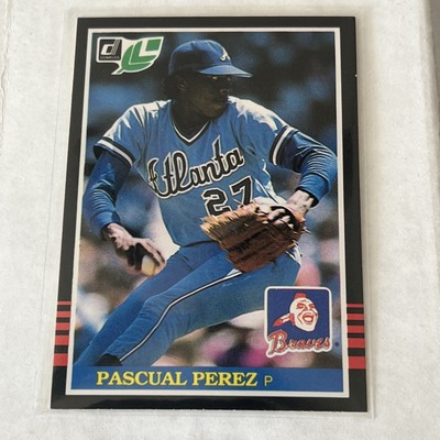Pascual Perez 55 1985 Donruss Leaf Baseball Card | eBay