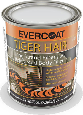 New EVERCOAT 1189 TIGER HAIR Long Strand Fiberglass Reinforced Filler ...