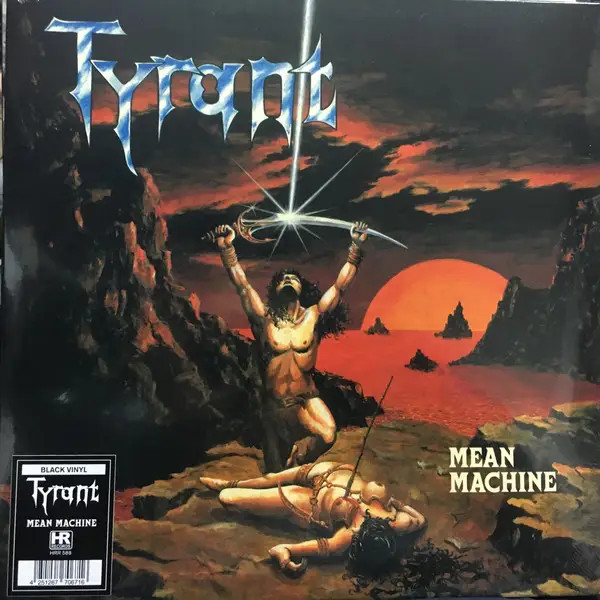 LP Tyrant Mean Machine ORANGE W/ BLACK SPLATTER NEAR MINT High Roller Record | eBay.de