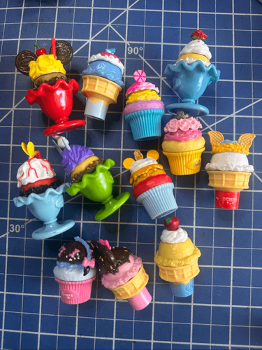 Disney D’lectables collectible Ice Cream Sundae ltd edition bundle 12 ...
