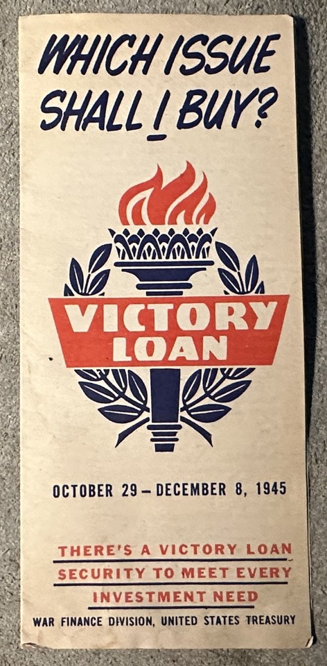 WWII WW2 WAR LOAN PAMPHLETS 1944-1945 HOMEFONT BOND DRIVES | eBay