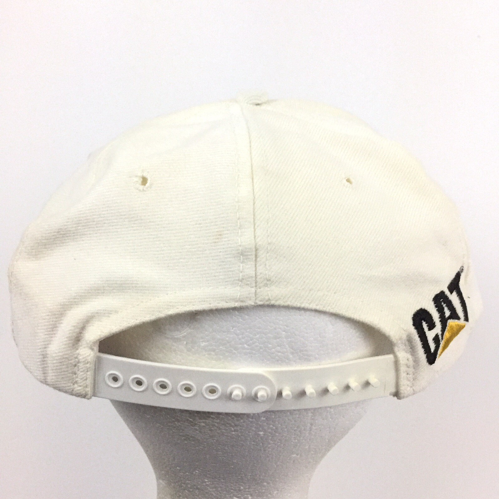 Vtg CAT Motorsports Racing Hat Nascar Spell Out Snap back Trucker ...