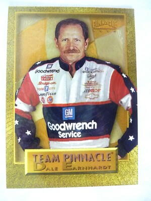 Dale Earnhardt 1996 Team Pinnacle #3 Insert Card Intimidator Rare Free ...