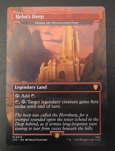 MTG Helm's Deep - Shinka, the Bloodsoaked Keep Commander: The Lord of ...